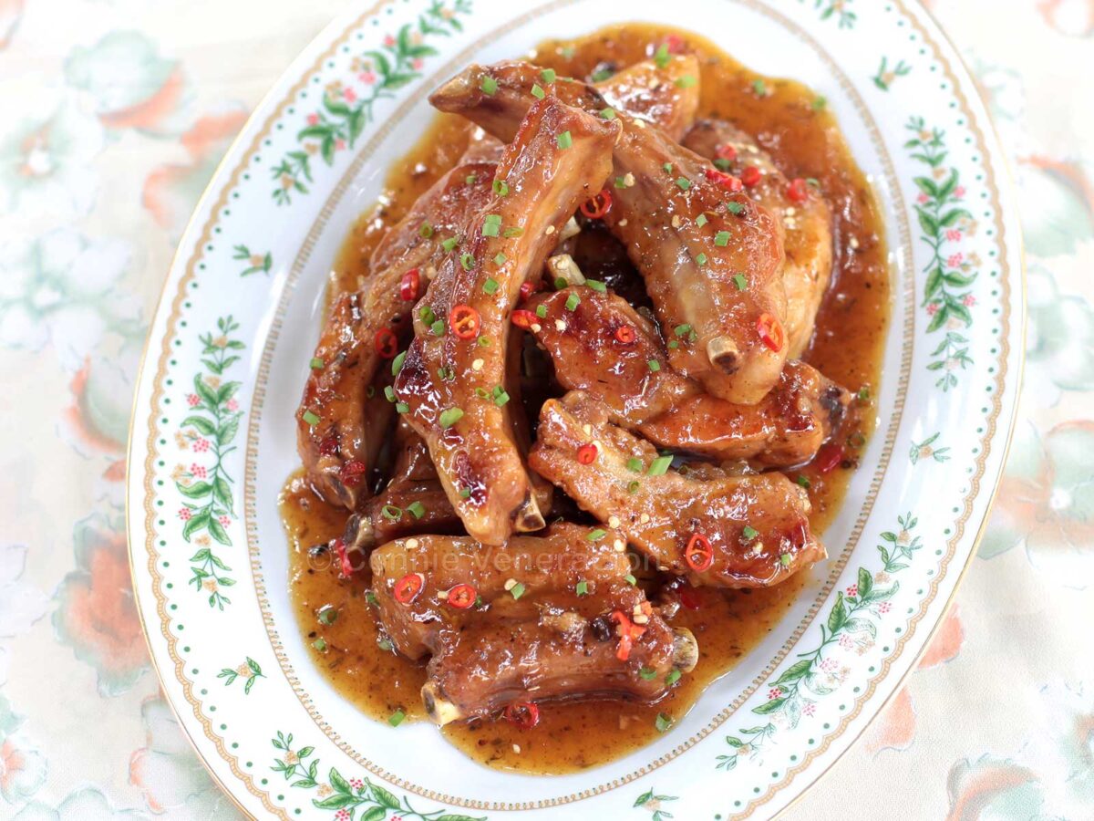 Honey mustard baby back ribs