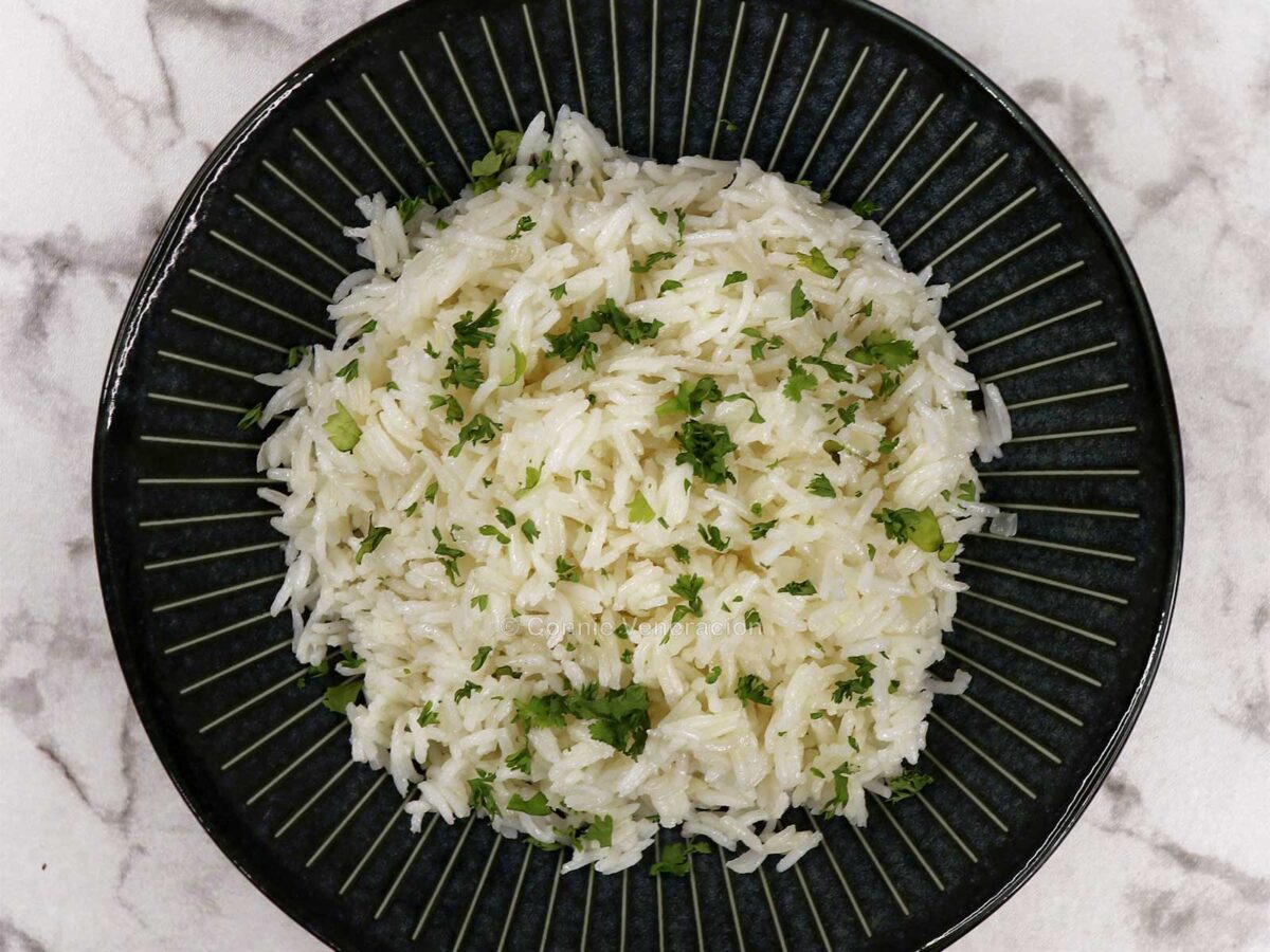 White rice, Mexican-style (arroz blanco)